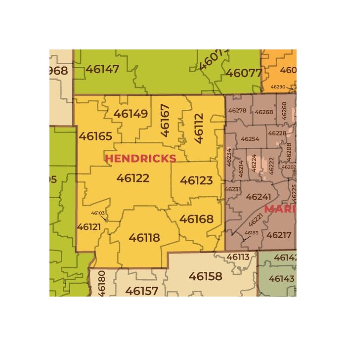 Zip Code Map Northern Indiana ZIP Code 46574 Walkerton, Indiana