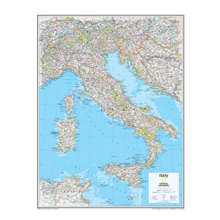 Italy - Atlas of the World, 10th Edition | Stanfords