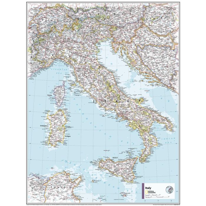 Italy - Atlas of the World, 11th Edition | Stanfords