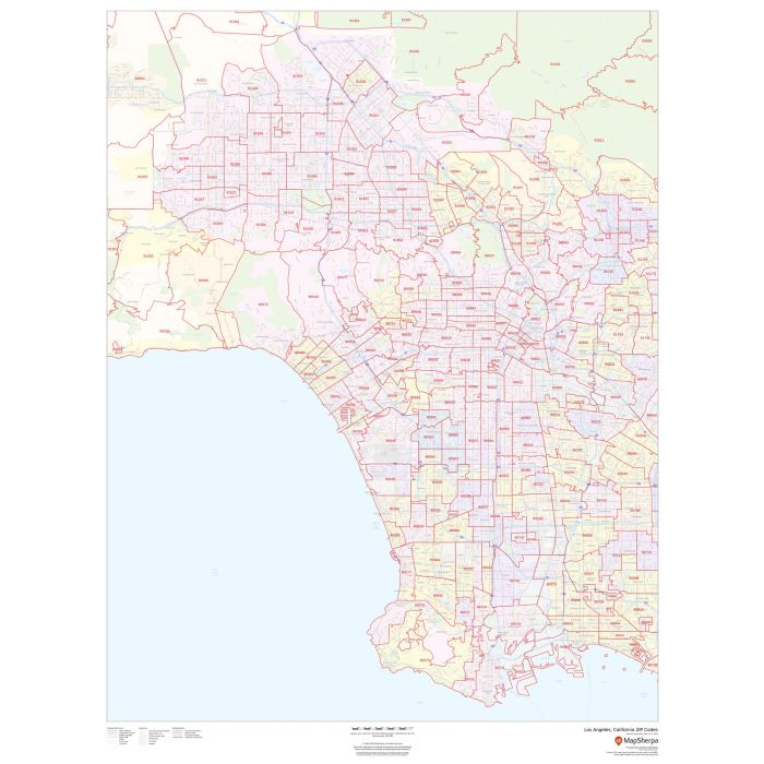 Los Angeles, California ZIP Codes | Stanfords Los Angeles, California ZIP Codes | Stanfords