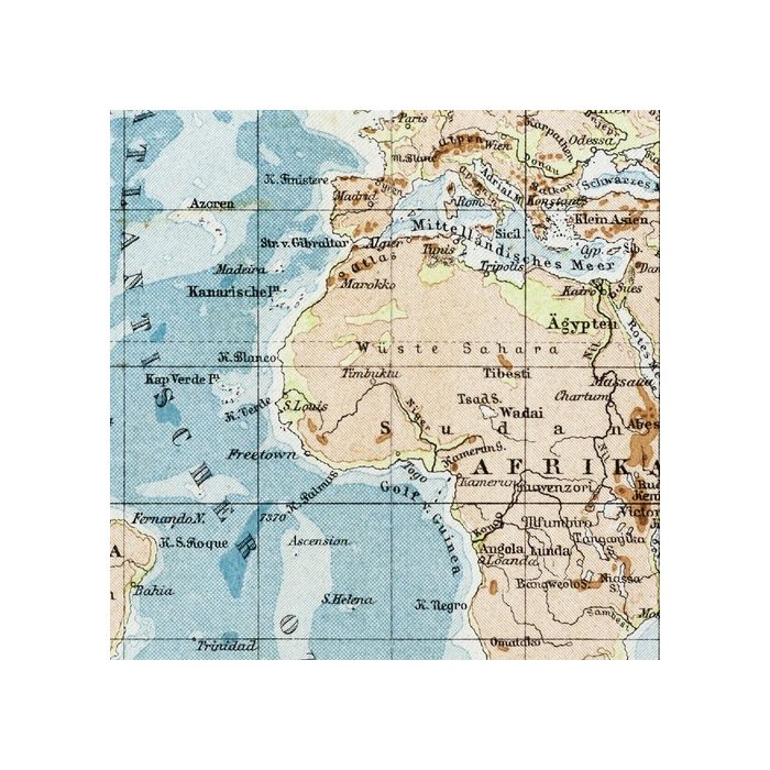 Map of the World in German (1899) | Stanfords