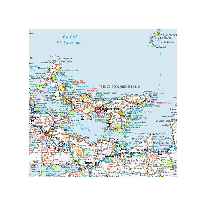 Maritimes Provinces Wall Map | Stanfords