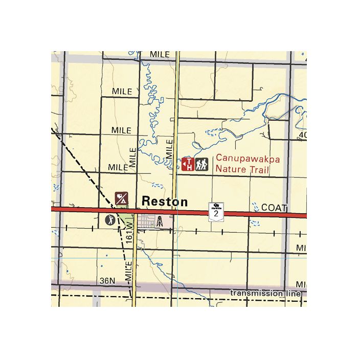 MBMB11 Virden - Manitoba Backroad Mapbook Topo | Stanfords