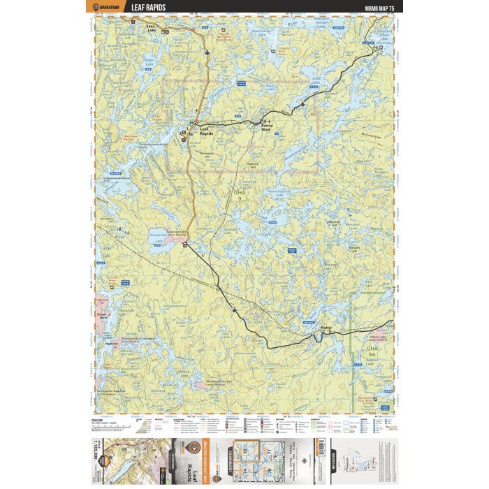MBMB75 Leaf Rapids - Manitoba Backroad Mapbook Topo | Stanfords