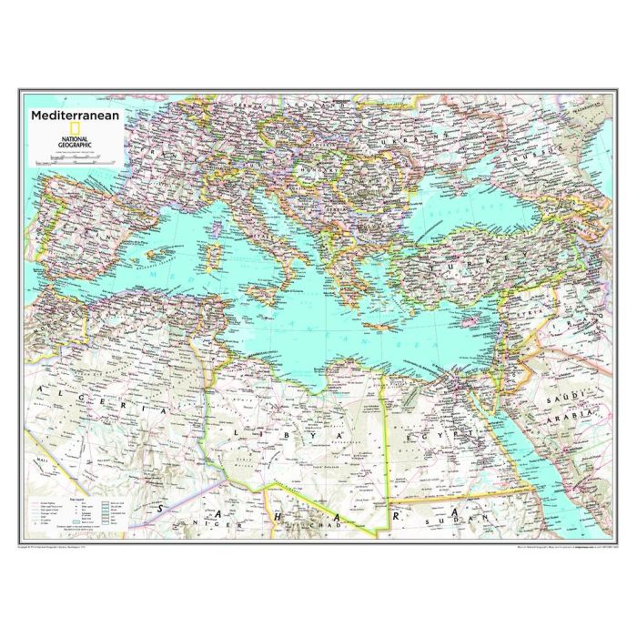 Mediterranean Region - Atlas of the World, 10th Edition – Compact ...