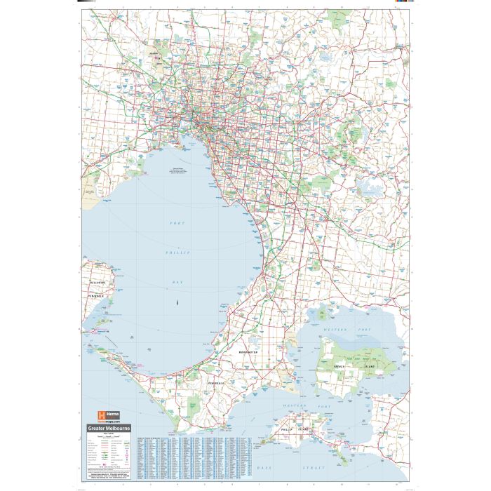 Melbourne & Region Supermap | Stanfords