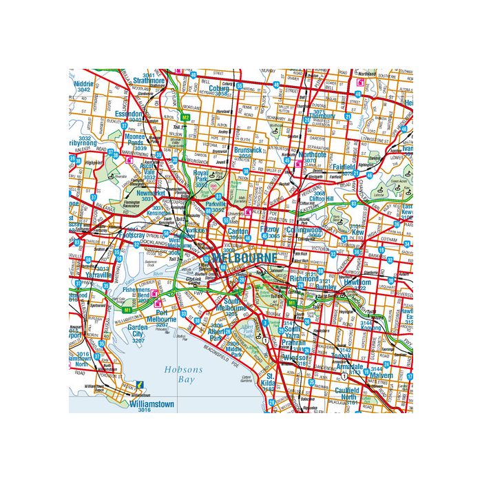 Melbourne & Region Wall Map | Stanfords