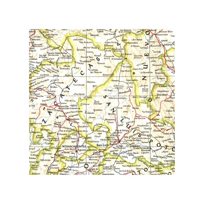 Mexico and Central America - Published 1953 | Stanfords