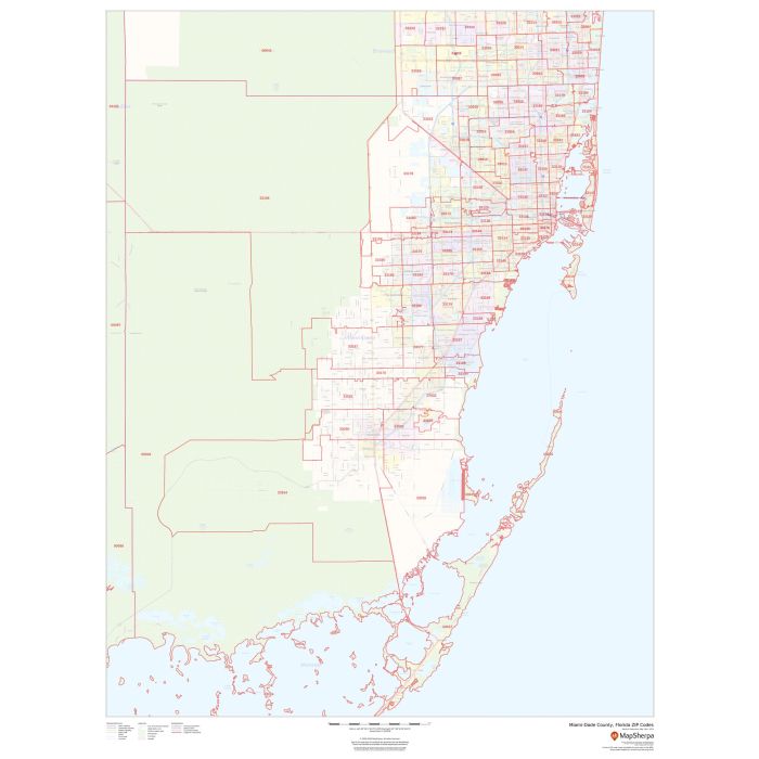 Miami Area Zip Codes Map Most Expensive U.S. Zip Codes In 2024