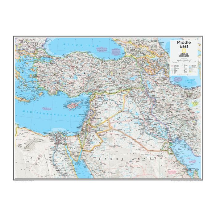 Middle East - Atlas of the World, 10th Edition | Stanfords