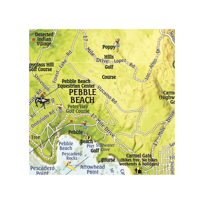 Monterey Bay California Map Monterey State Beach