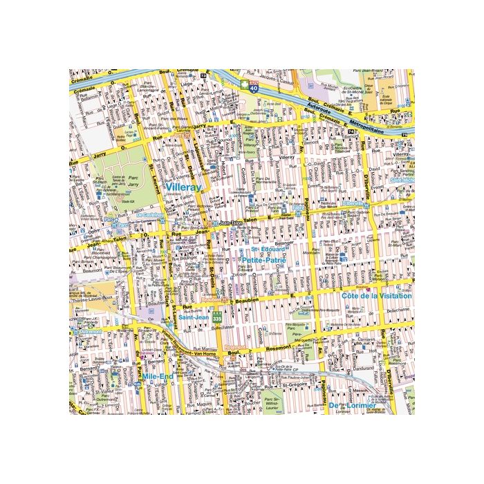 Map Of Downtown Montreal