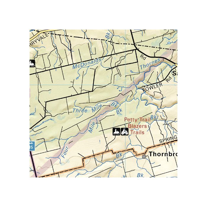 NBNB20 Petitcodiac - New Brunswick Topo | Stanfords