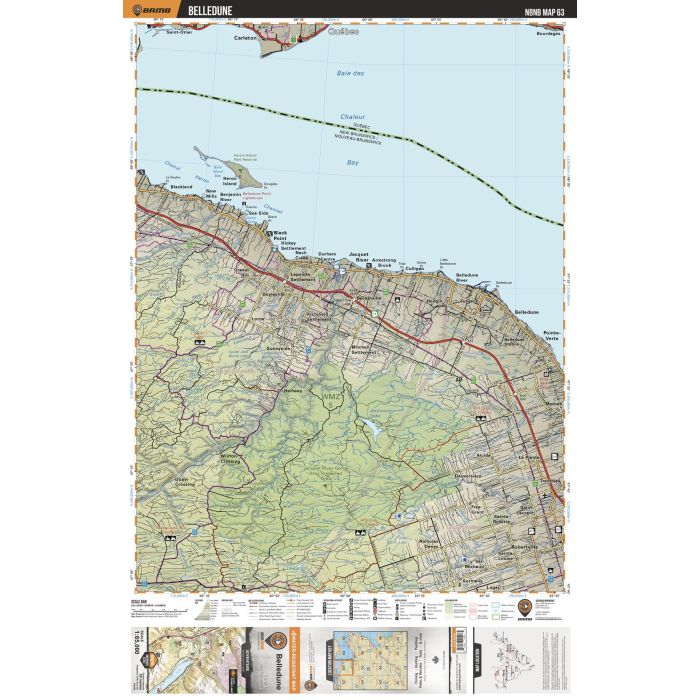 NBNB63 Belledune - New Brunswick Topo | Stanfords
