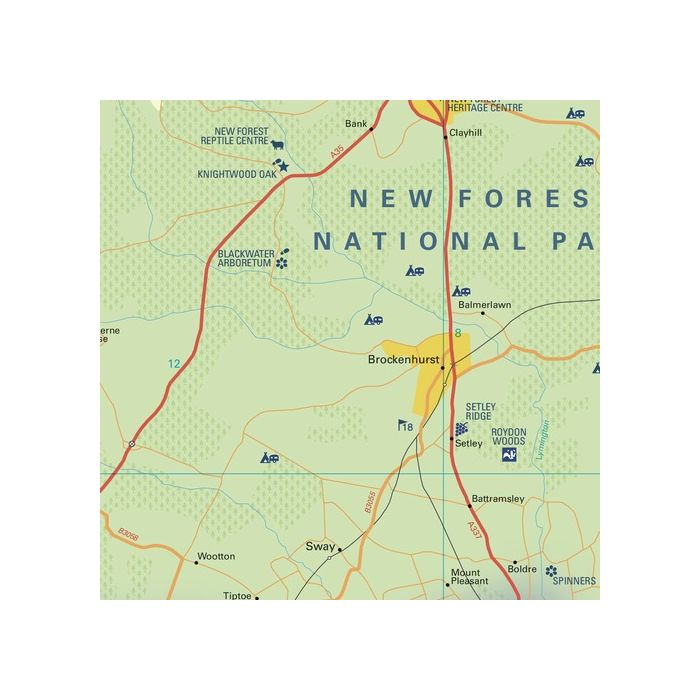 New Forest National Park Map | Stanfords