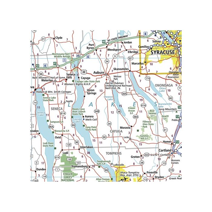 New York State Interstate Map New York | Scenic America