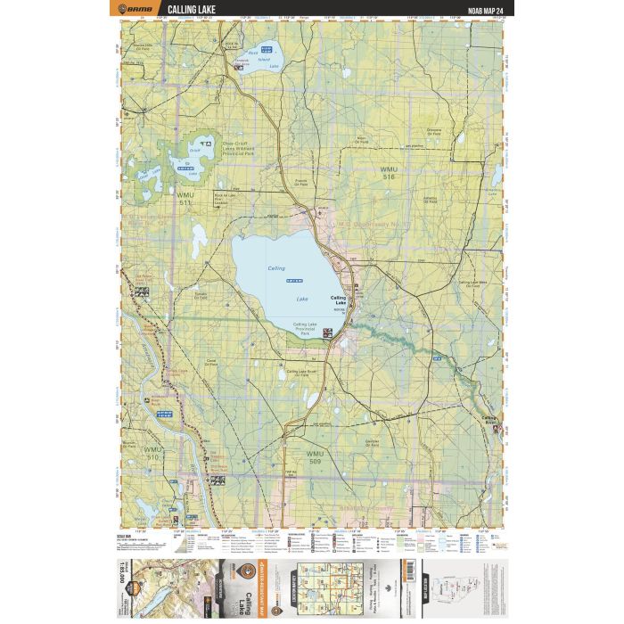 NOAB24 Calling Lake - Northern Alberta Topo | Stanfords