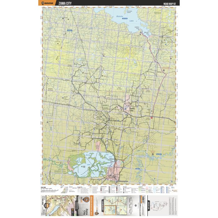 NOAB92 Zama City - Northern Alberta Topo | Stanfords