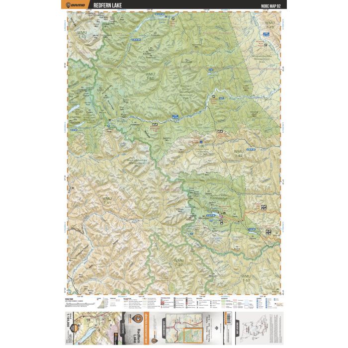 NOBC92 Redfern Lake - Northern BC | Stanfords