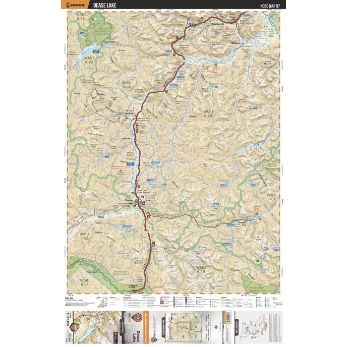 NOBC97 Dease Lake - Northern BC | Stanfords