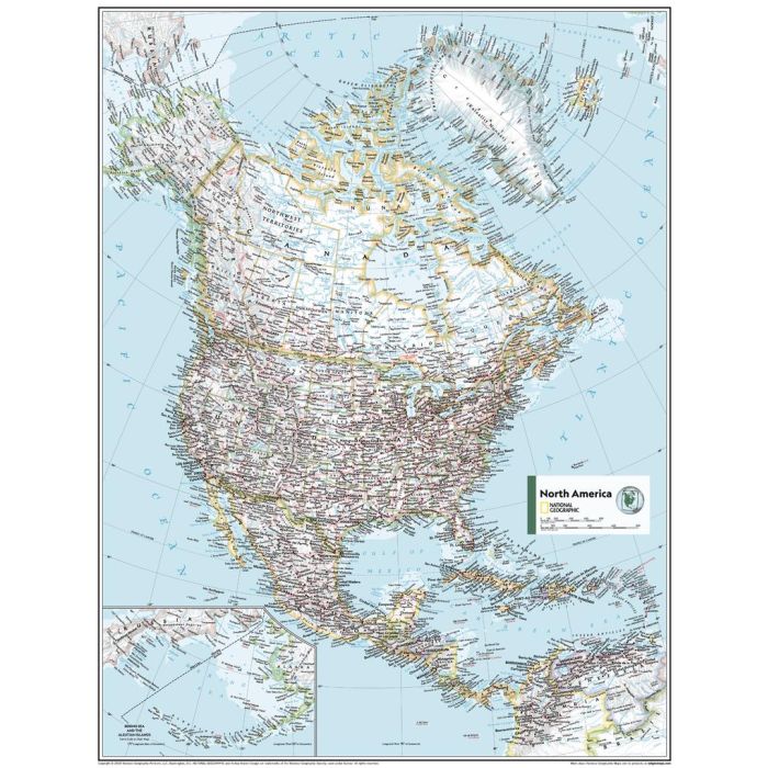 North America Political - Atlas of the World, 11th Edition - Compact ...