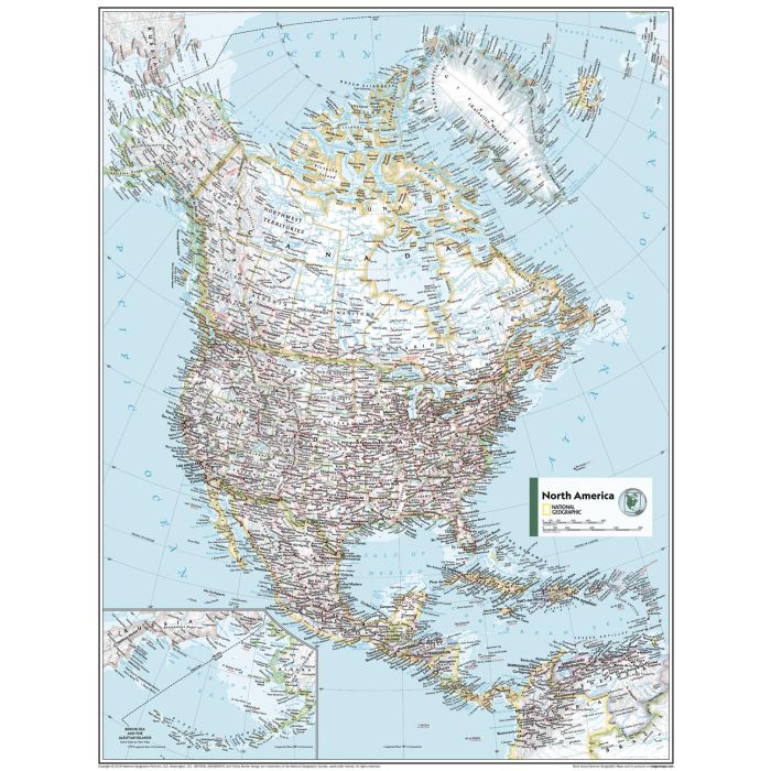 North America Political - Atlas of the World, 11th Edition | Stanfords