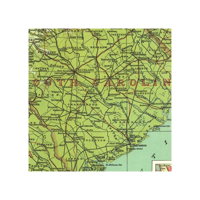 Map Of Georgia Tennessee Cary Map Of Florida, Georgia, North Carolina,