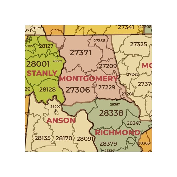 North Carolina County Map By Zip Code Bestand:Map Of New Hanover