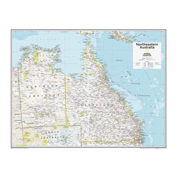 Northeastern Australia - Atlas of the World, 10th Edition | Stanfords