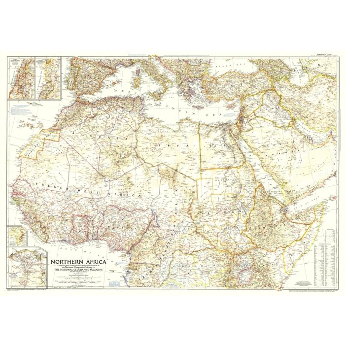 Political Map Of The Middle East And North Africa