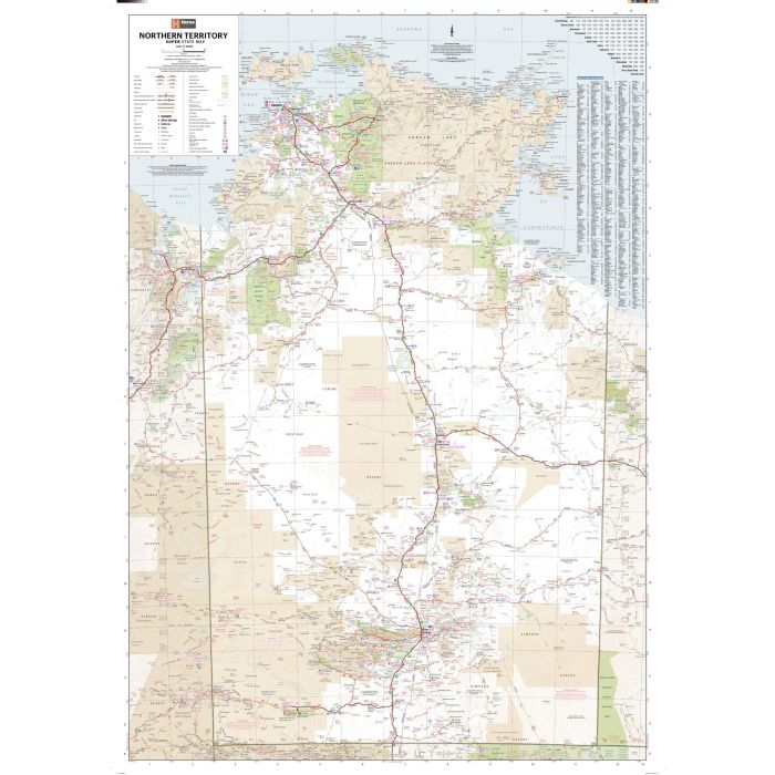 Northern Territory Supermap | Stanfords