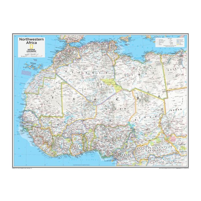 Northwestern Africa - Atlas of the World, 10th Edition | Stanfords