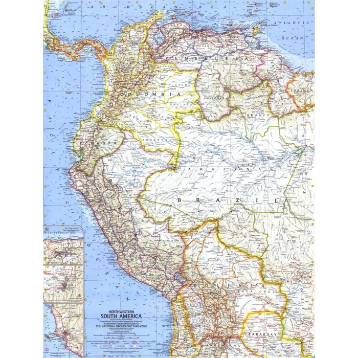 Northwestern South America - Published 1964 | Stanfords