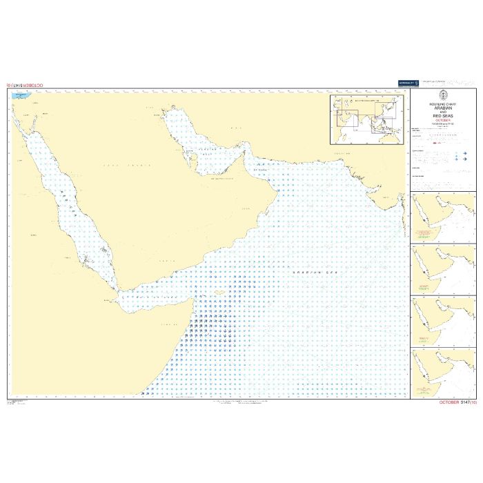 Admiralty Routeing Chart 5147(10) - Arabian and Red Sea - October ...