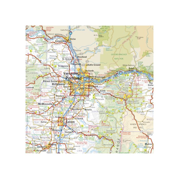 Usa Map Of Oregon State 146 Oregon State Map Stock Photos, High Res