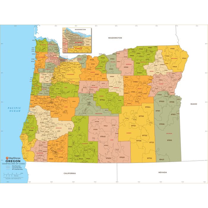 Oregon Road Map With Counties Six Corners Project Stage 5 Map