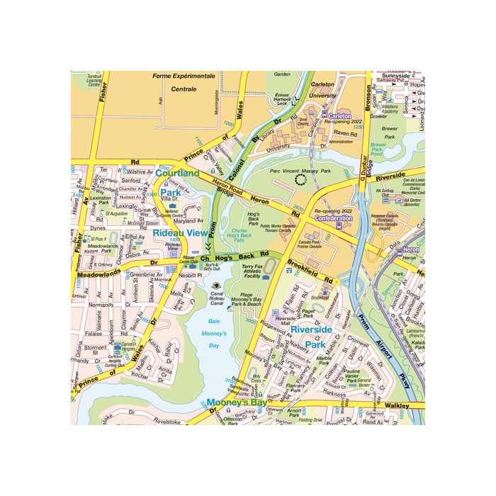 Ottawa Map Ottawa Canada Vector Map For Adobe Illustrator: Printable