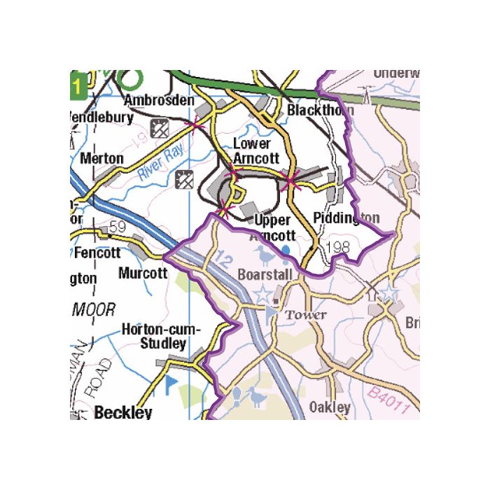Map Caversham Oxfordshire England Caversham Matters