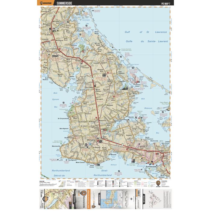 PEI07 Summerside - Prince Edward Island Topo Map | Stanfords