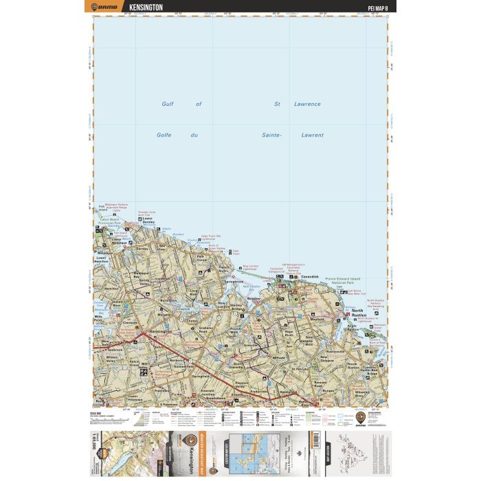 PEI08 Kensington - Prince Edward Island Topo Map | Stanfords