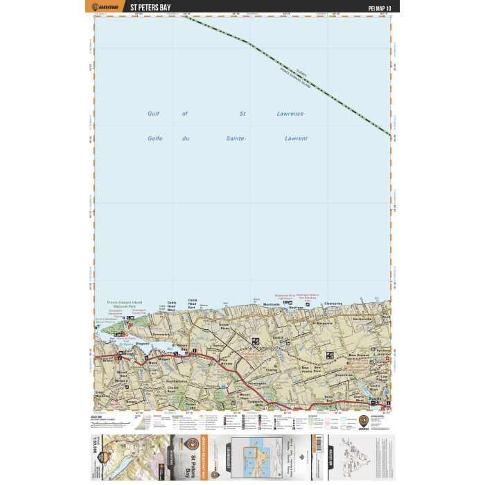 PEI10 St Peters Bay - Prince Edward Island Topo Map | Stanfords
