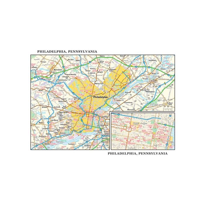 Map Of Philadelphia And Surrounding Towns