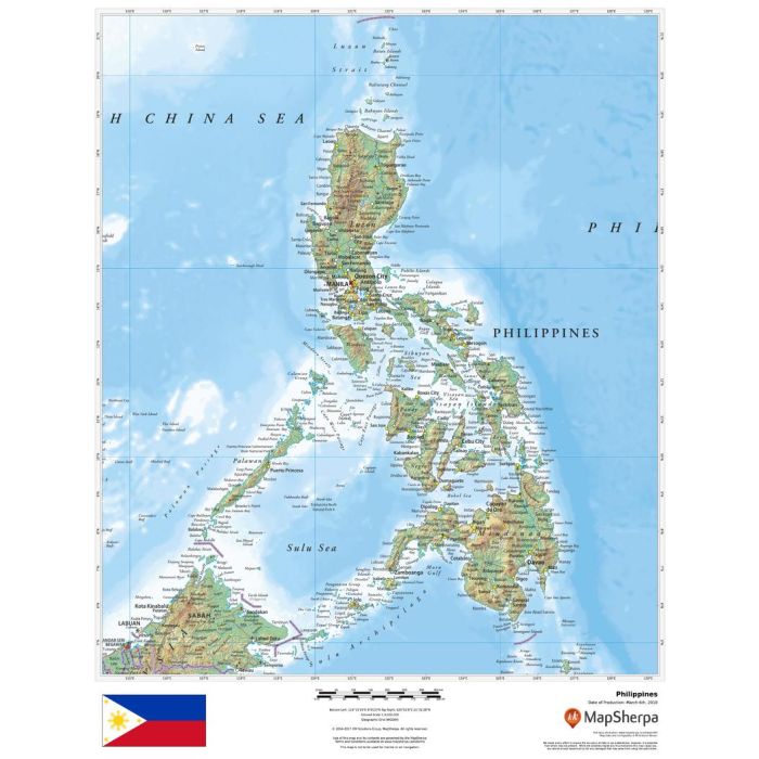 Philippines Map | Stanfords
