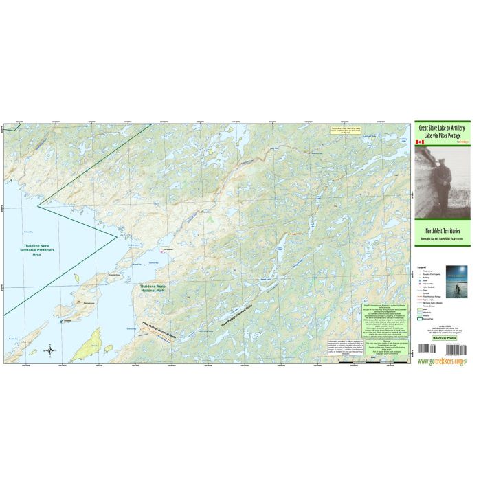 Pikes Portage Map | Stanfords