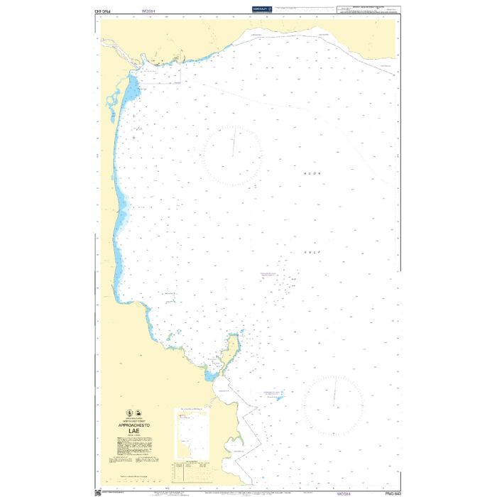 Admiralty Chart PNG643 - Papua New Guinea, North East Coast, Approaches ...