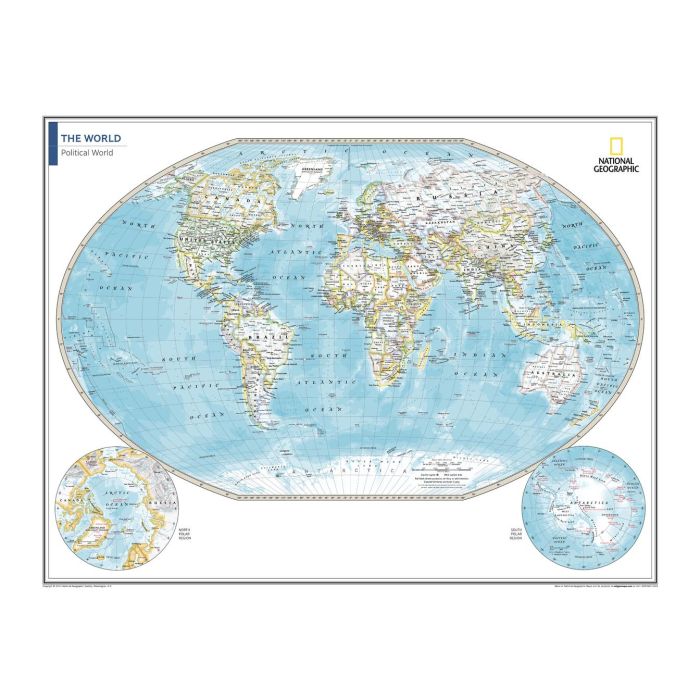 Political World Map - Atlas of the World, 10th Edition Map | Stanfords