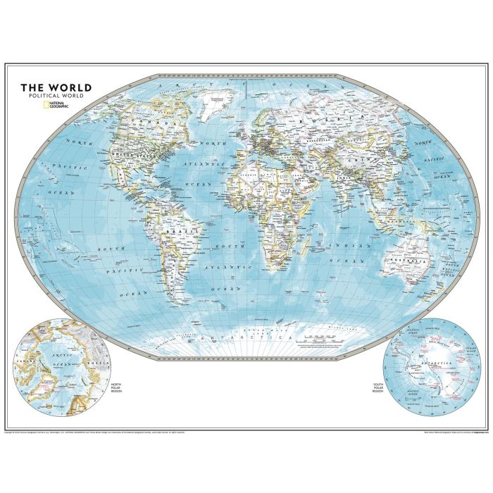 Political World Map - Atlas of the World, 11th Edition Map | Stanfords