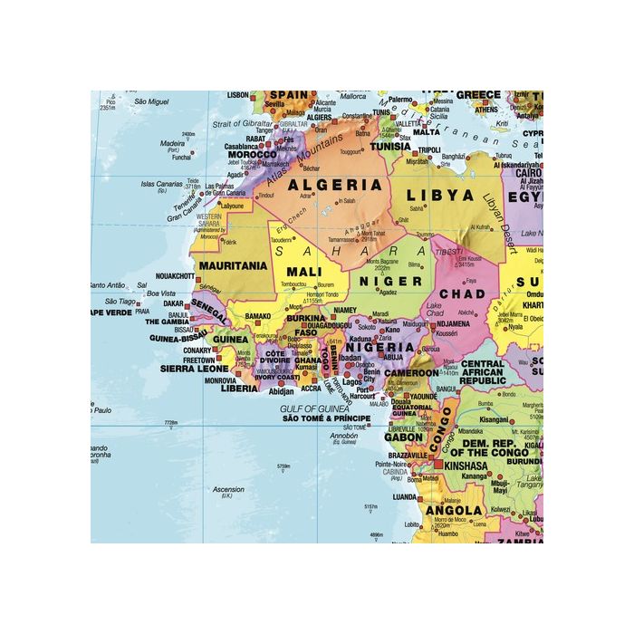 Political World Map With Cities Buy Digital Political World Map,