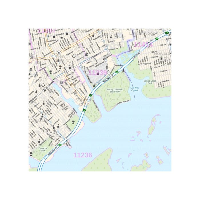 Queens Long Island Map Long Island New York Queens Stock Vector Images