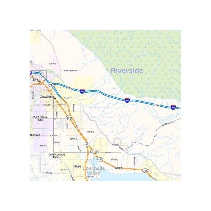 Map Of Riverside California Riverside SVG Vector Map | Riverside,